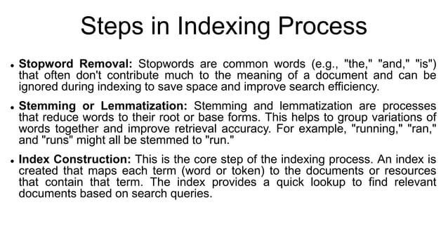 Indexing Process.pptx | Search | Internet