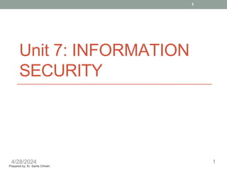 Informations Security and It's Consequence By Sulav Acharya | PPT