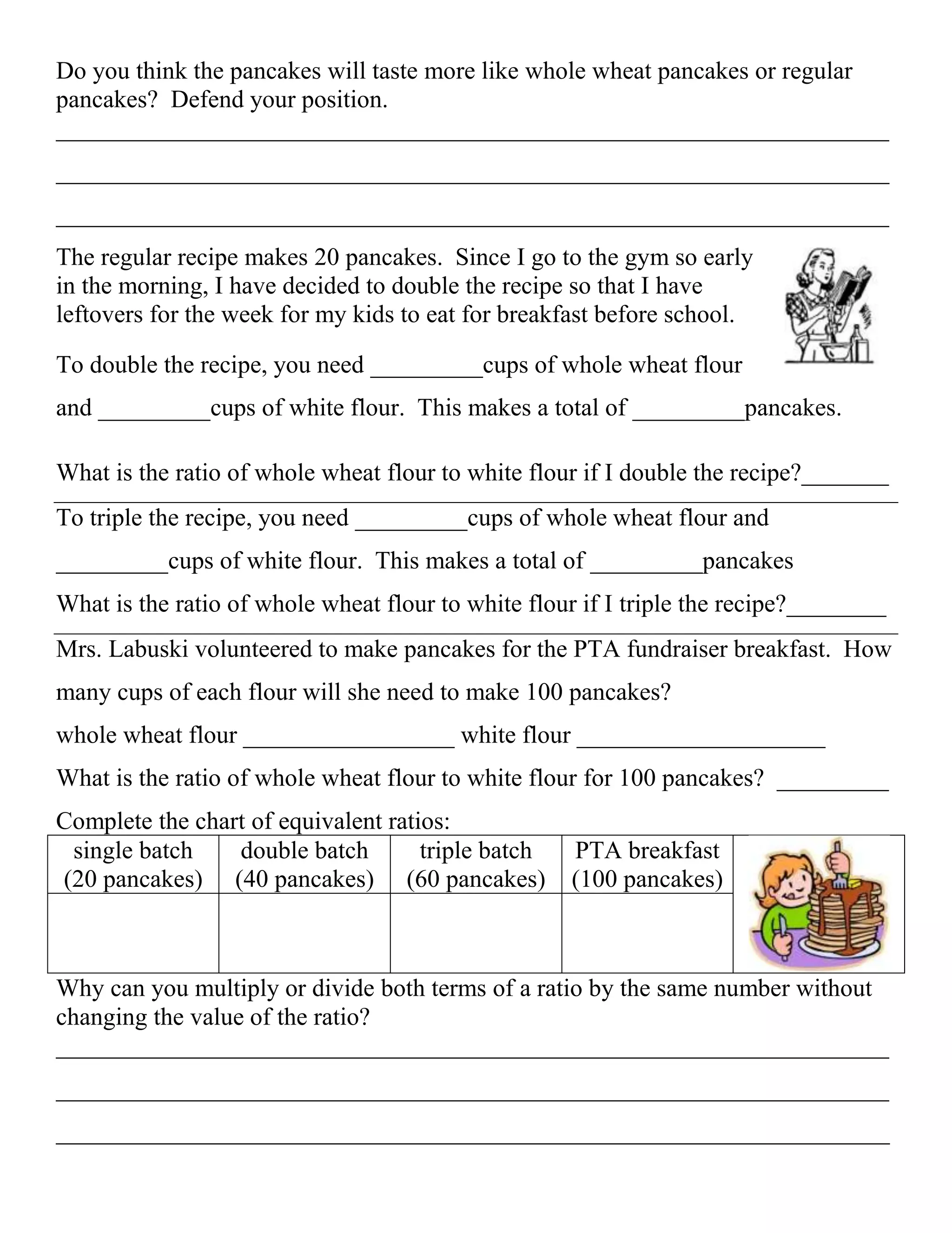 Unit 7 lesson 1 ratios equivalent ratios | DOCX