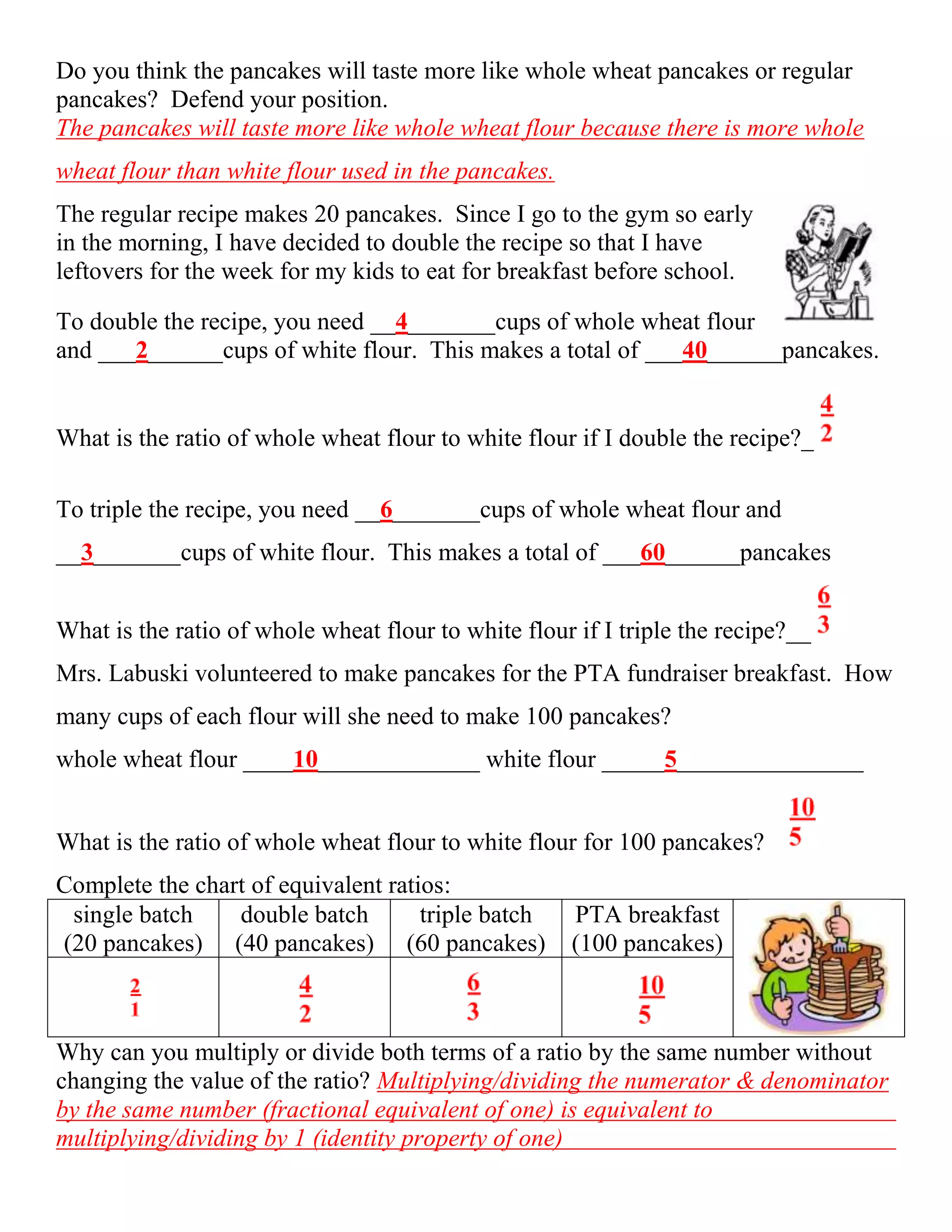 Unit 7 lesson 1 ratios equivalent ratios | DOCX