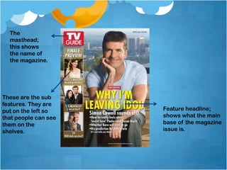 Unit 7 magazine cover features | PPTX