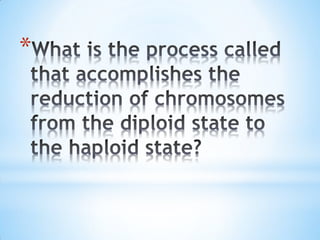 Unit 7 meiosis powerpoint (revised2006) | PDF