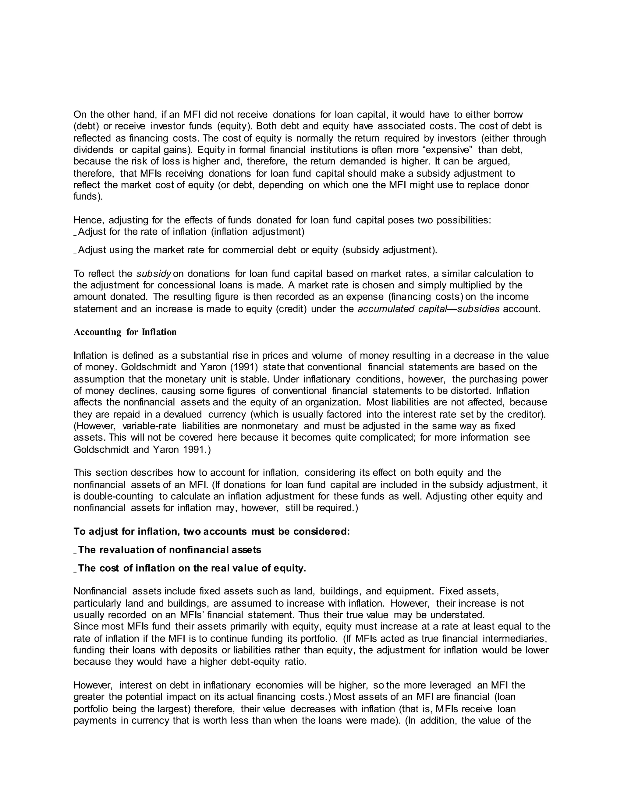 performance measurement of MFI | DOCX