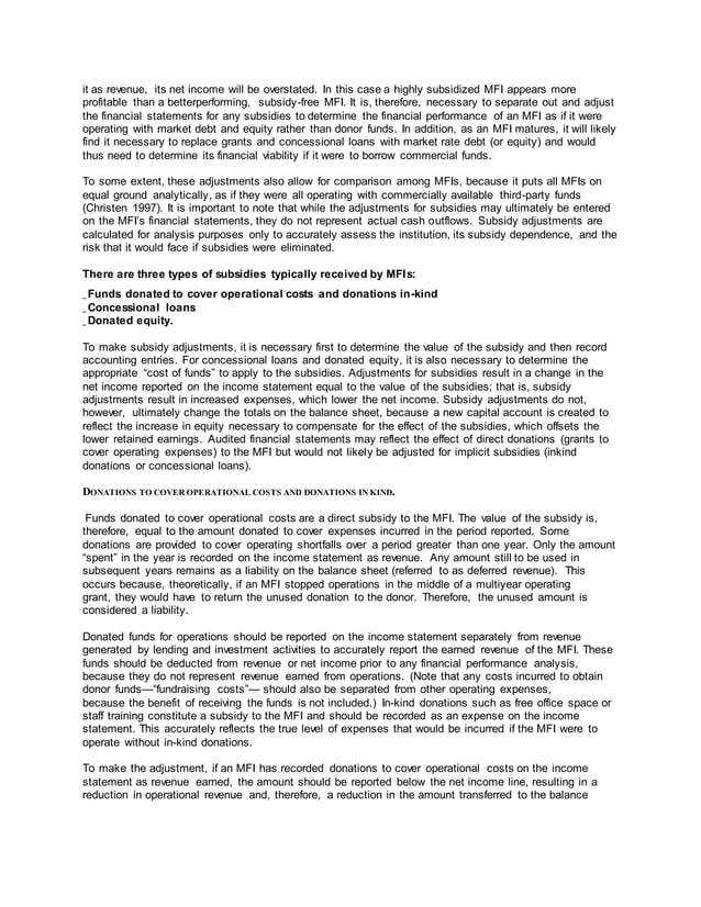 performance measurement of MFI | DOCX | Stocks and Bonds | Personal Investing