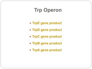 operon concept | PPTX