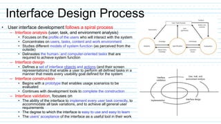 Unit 7 performing user interface design | PPTX