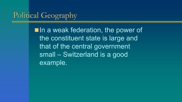 Unit 7 political geography | PPTX | Geography | Science