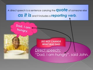 Powerpoint- Direct Speech | PPTX