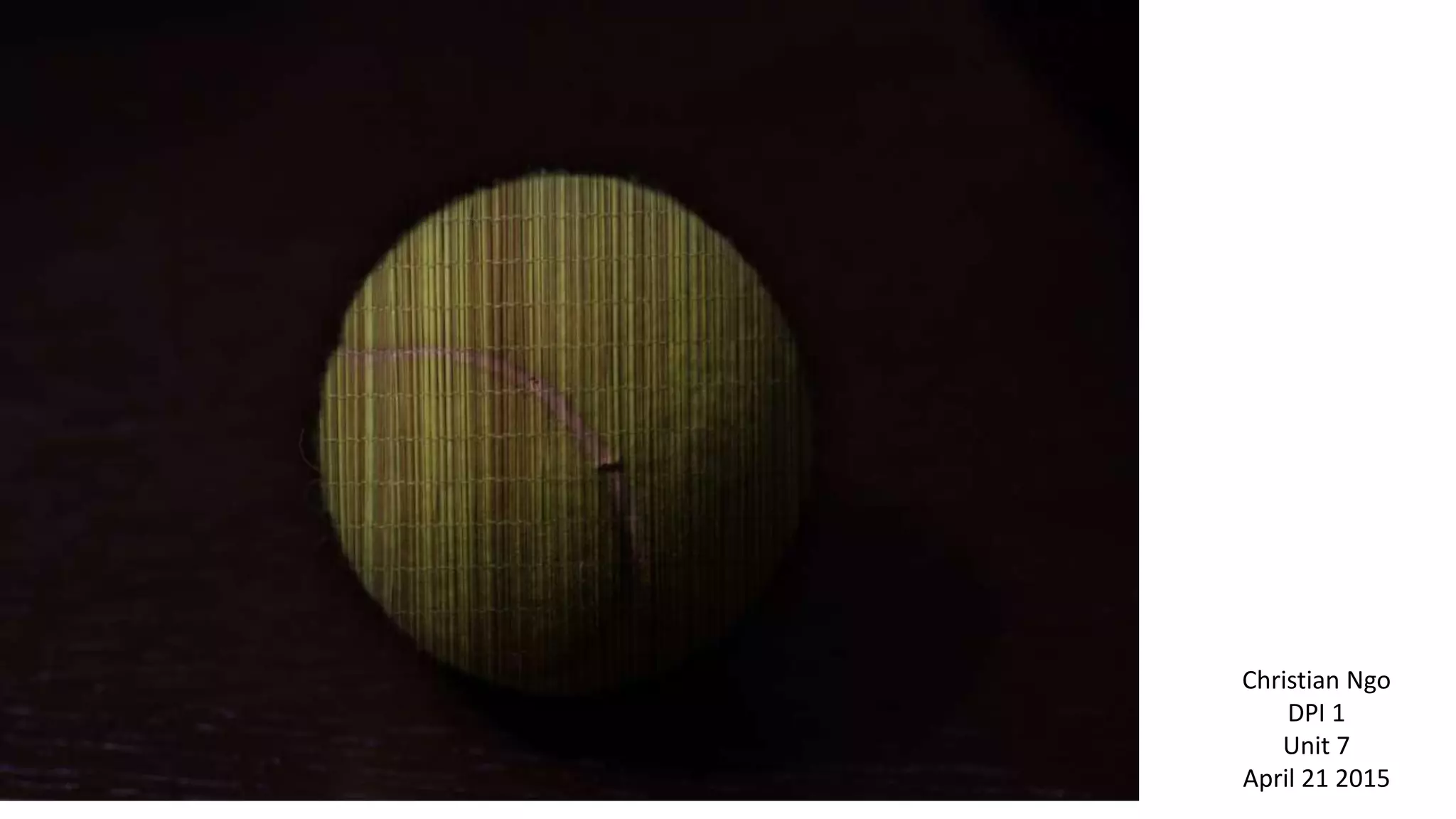 Unit 7 project | PPTX