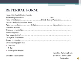 Unit 7 referral system part 2 | PPTX