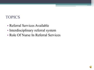 Unit 7 referral system part 2 | PPTX