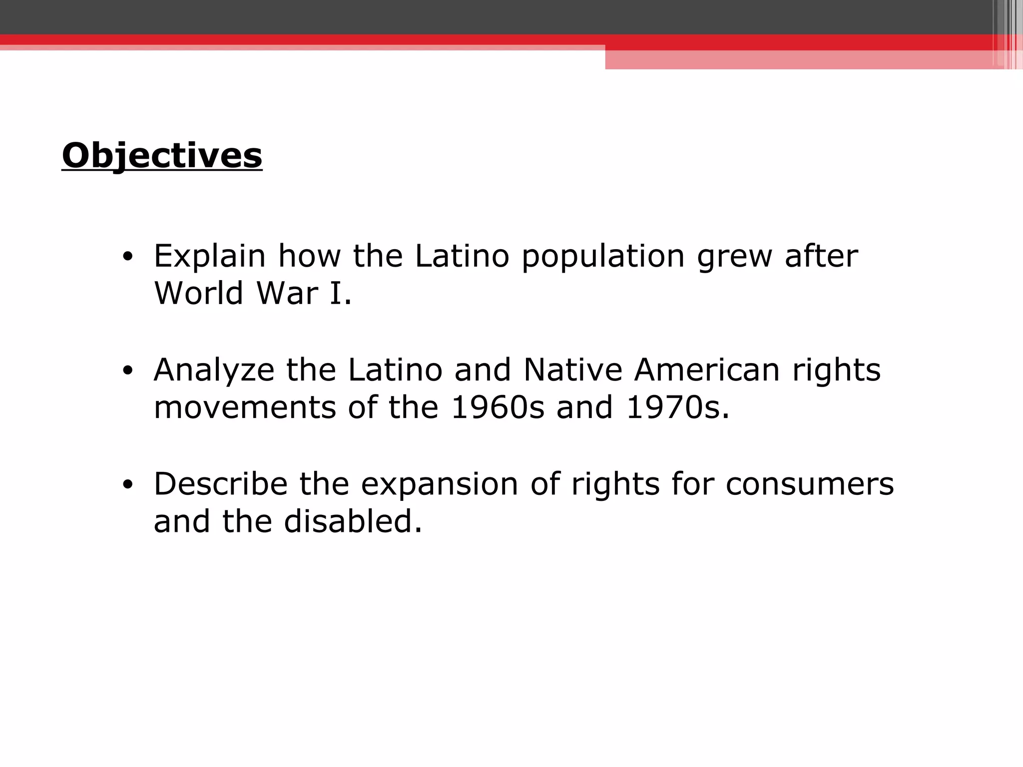 Unit 7 section 2 lesson 3 the rights revolution expands | PPT