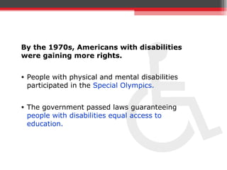 Unit 7 section 2 lesson 3 the rights revolution expands | PPT | North ...