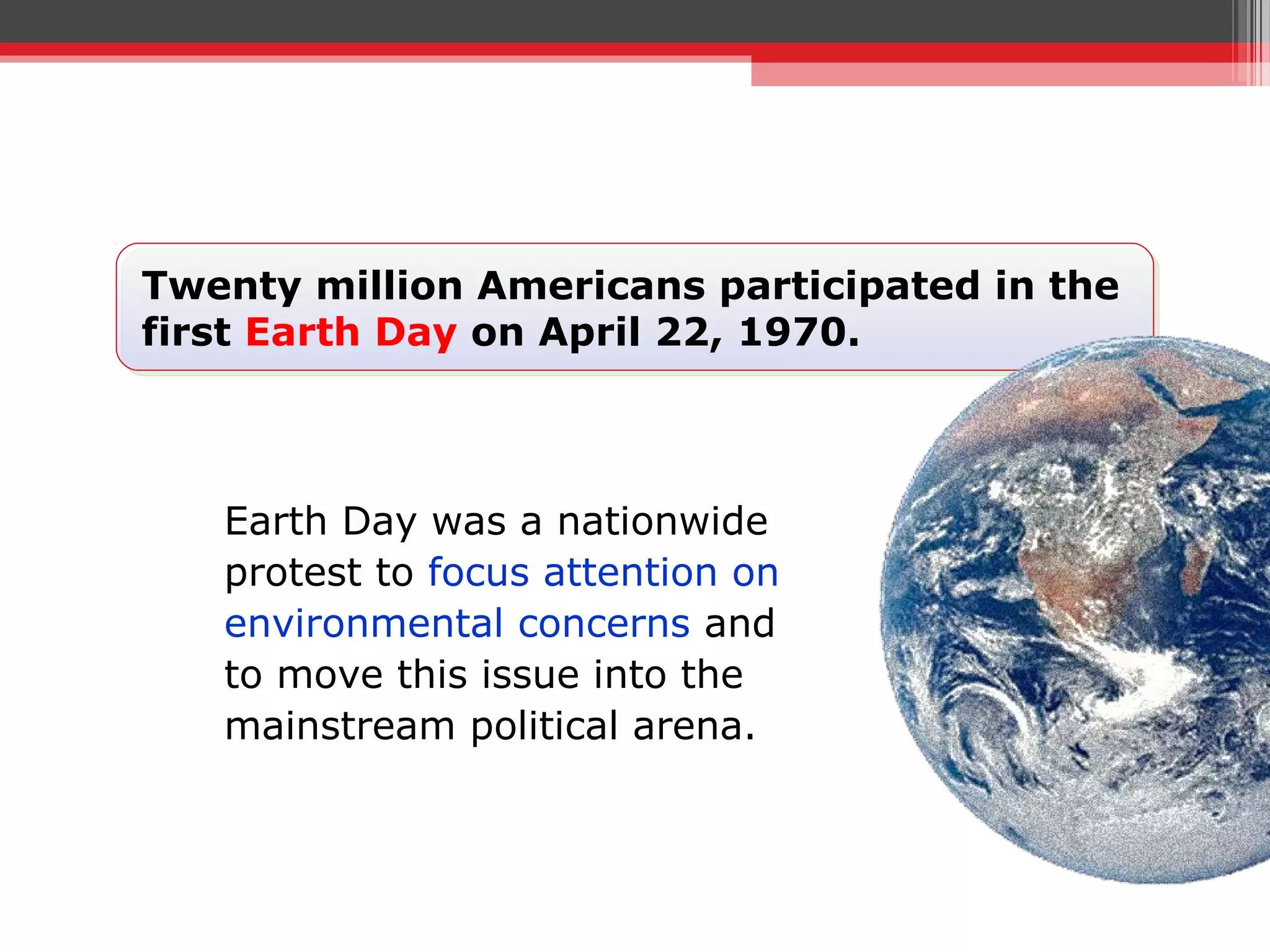 Unit 7 section 2 lesson 4 the environmental movement | PPT