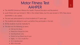 UNIT - 7 - TEST & MEASUREMENT IN SPORTS | PPTX