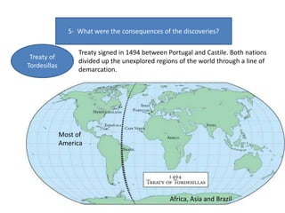 Treaty Of Tordesillas Line Of Demarcation