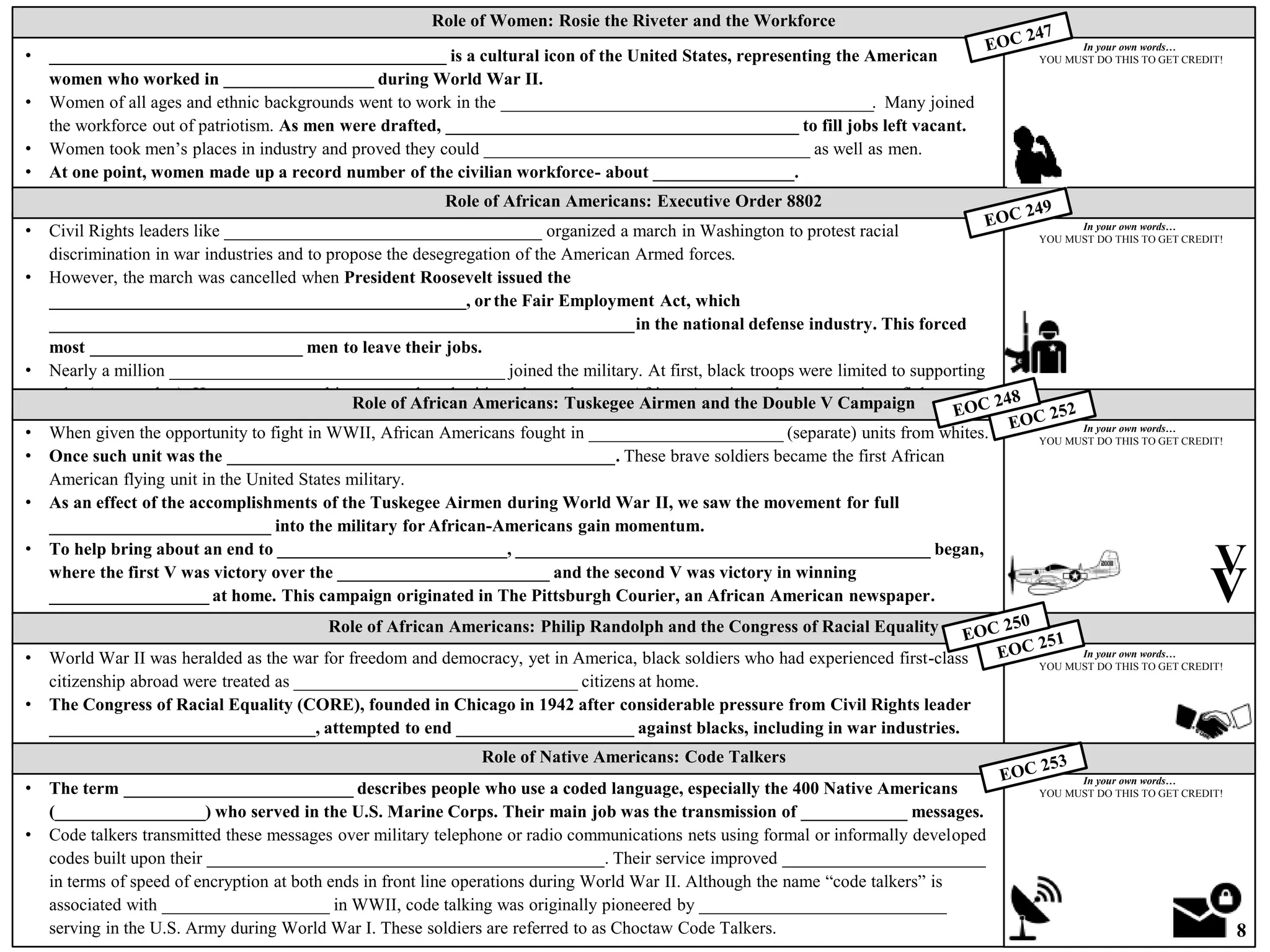 Unit 7: World War II [Guided Notes] | PPTX