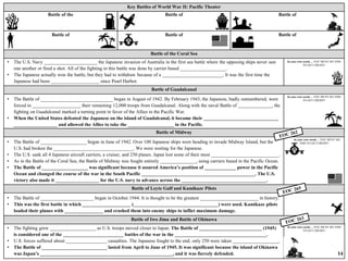 Unit 7: World War II [Guided Notes] | PPTX