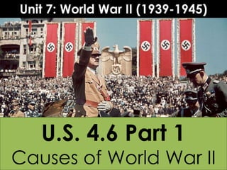 Unit 7: World War II [PowerPoint: Part 1] | PPTX