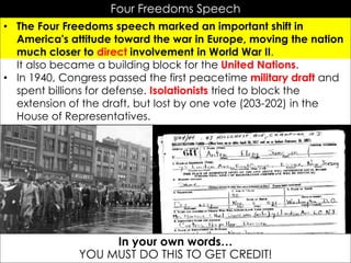 Unit 7: World War II [PowerPoint: Part 1] | PPTX