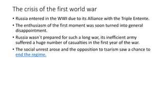 Unit 7 wwi and russian revolution | PPTX
