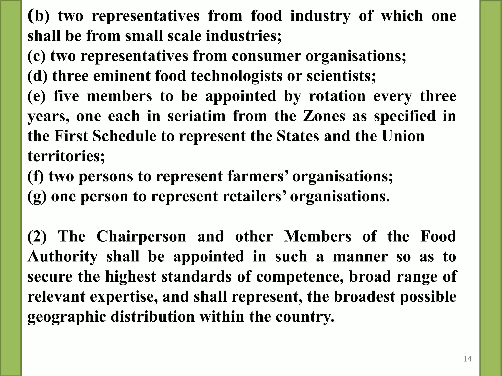 Food safety and standard act, 2006 fssai | PPTX