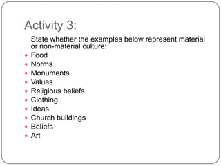 Unit 8. Culture and Identity with special focus on Aruba | PPTX