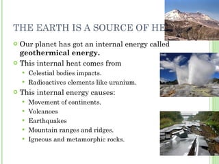 Unit 8: The Earth's internal energy | PPT