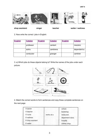 Unit 8. ANGLÈS. ALUMNAT NEE. | PDF