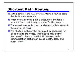 Routing Algorithm | PPT