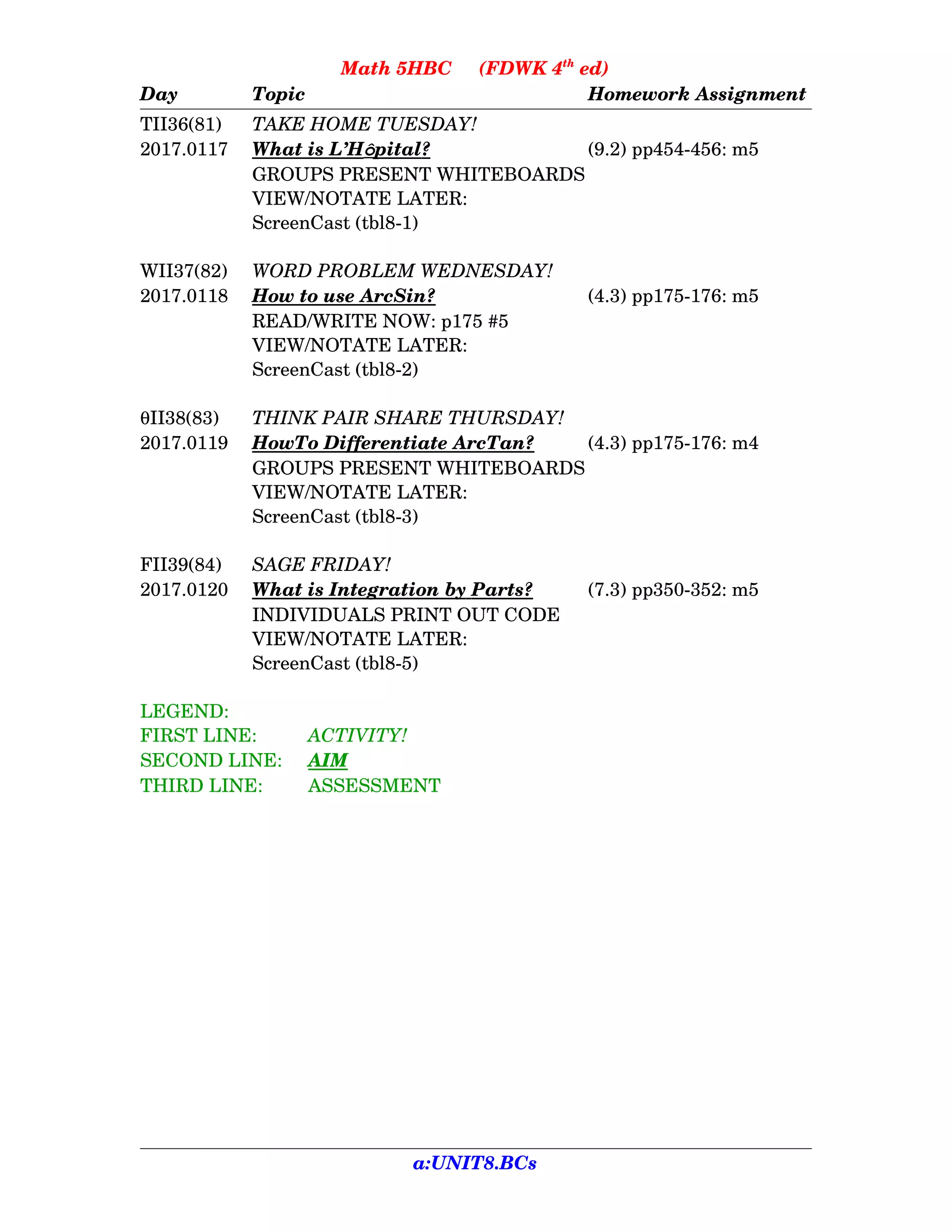 AP Calculus BC UNIT08 | PDF