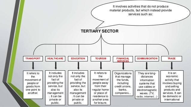 Unit 8. Tertiary Sector