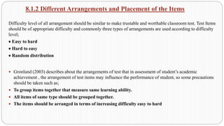 TEST DEVELOPMENT AND EVALUATION (6462) | PPT