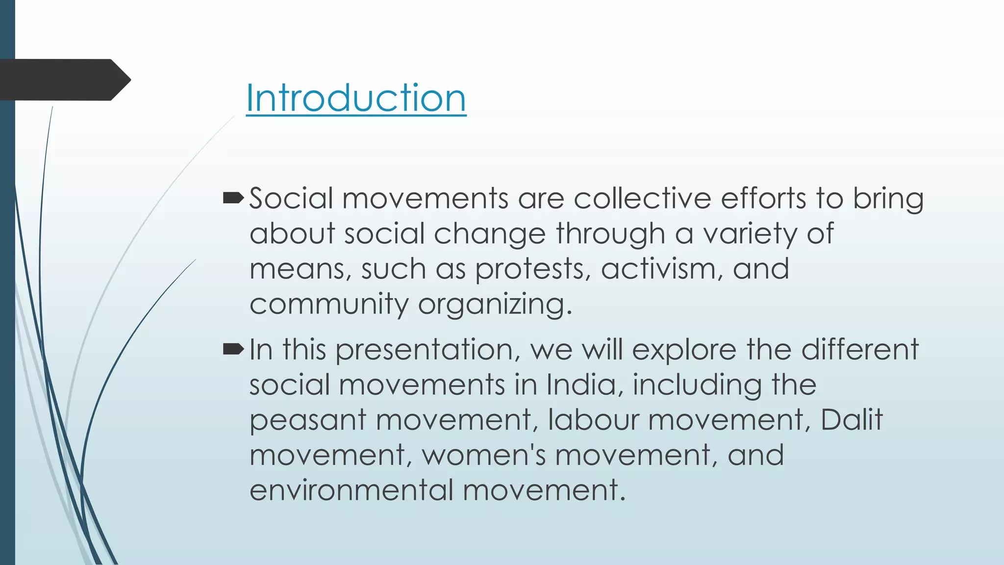 Social Change in India through Social Movements | PDF