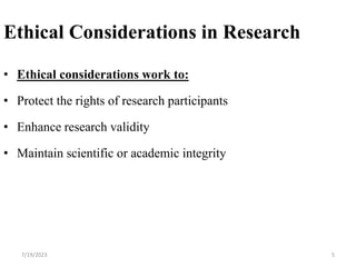 Unit 8. Ethical Considerations in Reseaerch.pptx