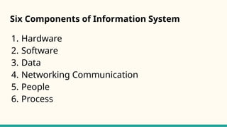 English Computers in the Office -Information System | PPTX