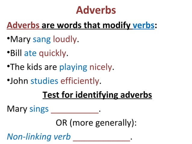 Unit 8 adverbs | PPT
