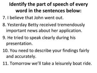 Unit 8 adverbs | PPT