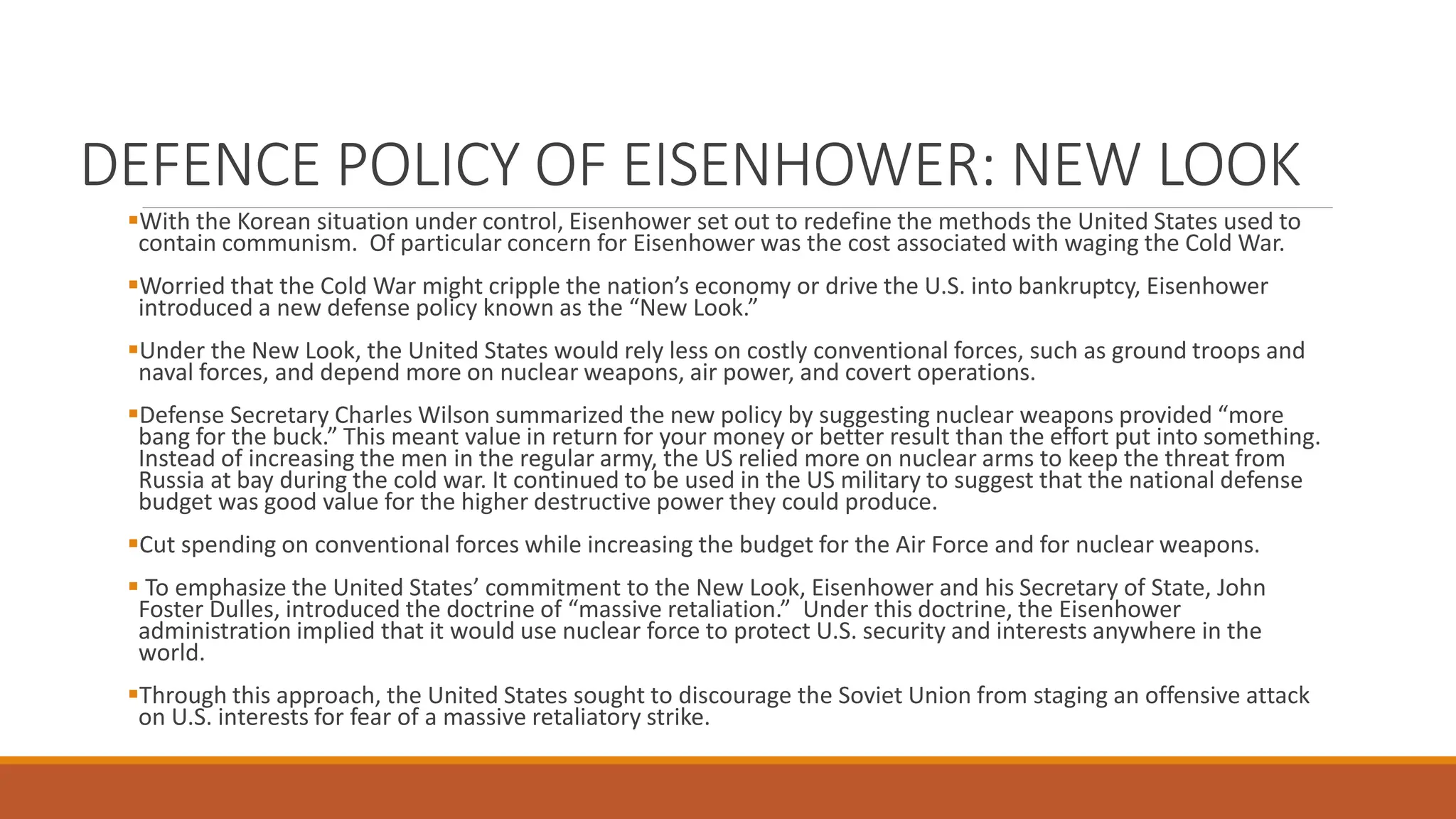UNIT 8-EISENHOWER AND HIS FOREIGN POLICY | PPTX