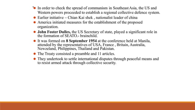 UNIT 8-EISENHOWER AND HIS FOREIGN POLICY | PPTX | Defense Industry ...