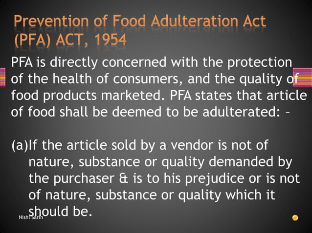 UNIT 8 - FOOD LAWS AND REGULATIONS.pptx