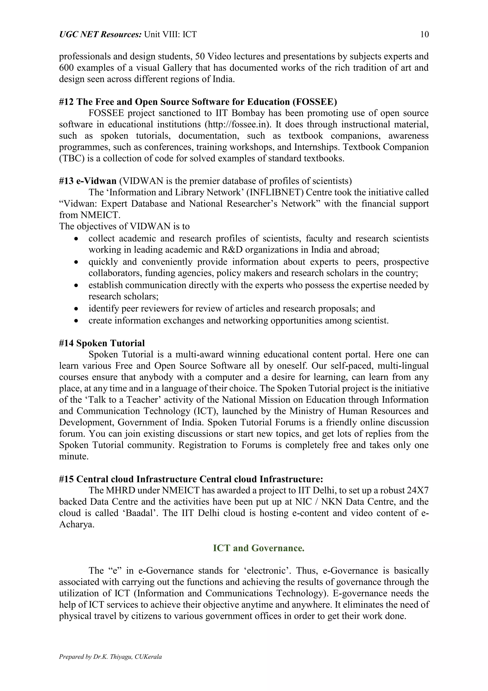 Unit 8 Ict Net Materials Ugc Net Paper Ipdf Internet Computing