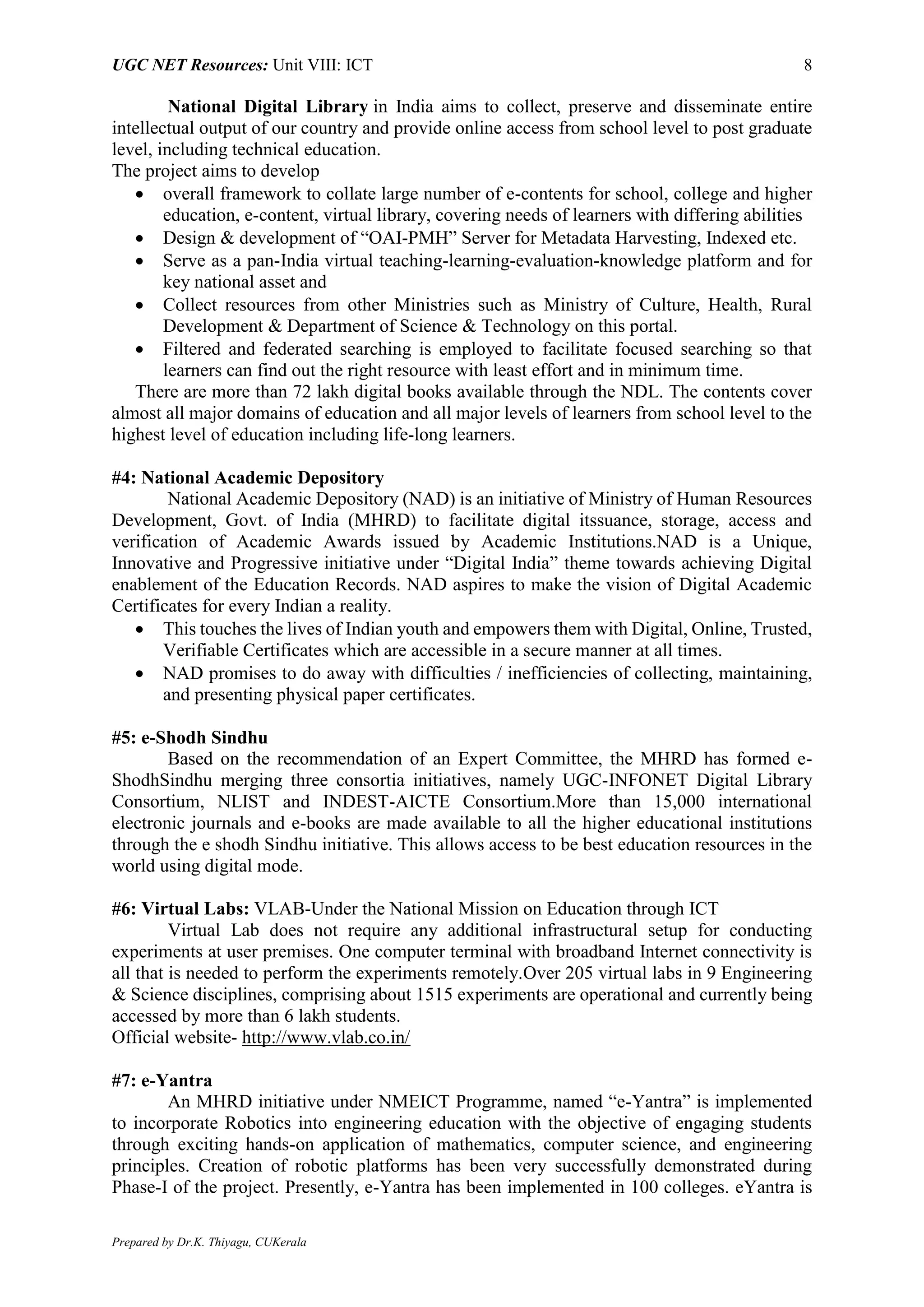 Unit 8 Ict Net Materials Ugc Net Paper Ipdf Internet Computing