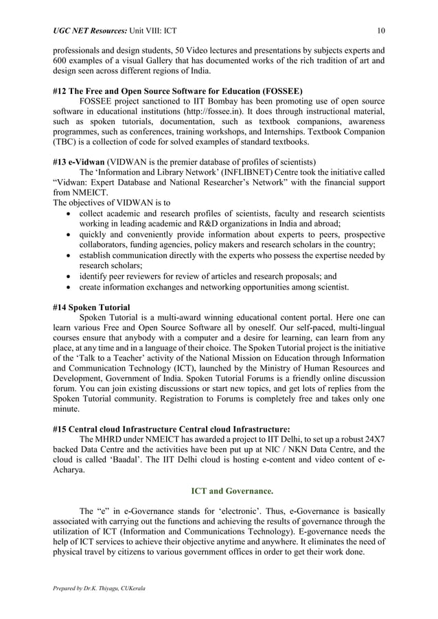 Unit 8 Ict Net Materials Ugc Net Paper Ipdf Internet Computing