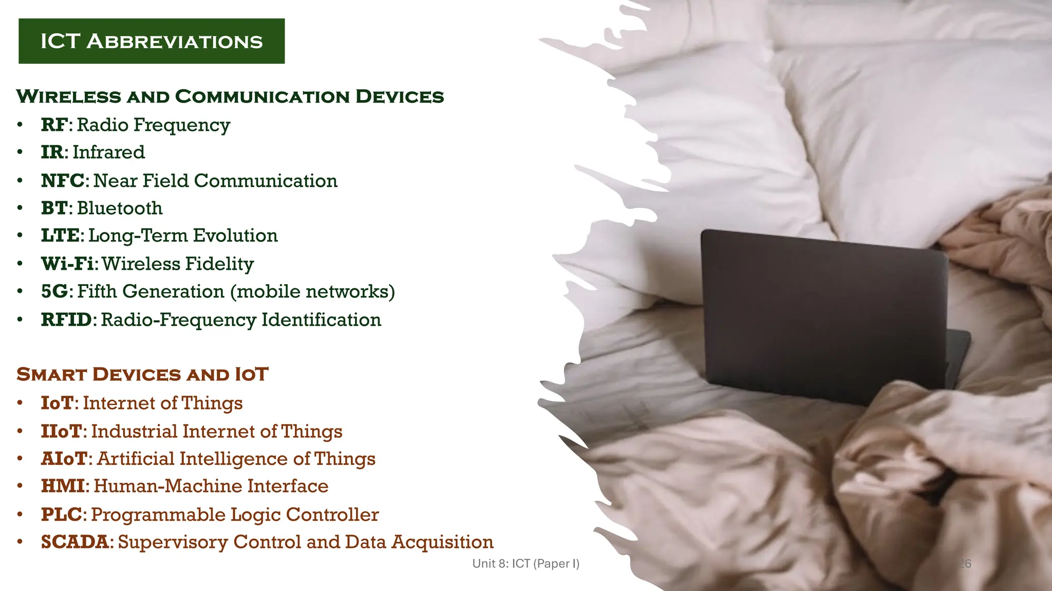 Unit 8 - Information and Communication Technology (Paper I).pdf