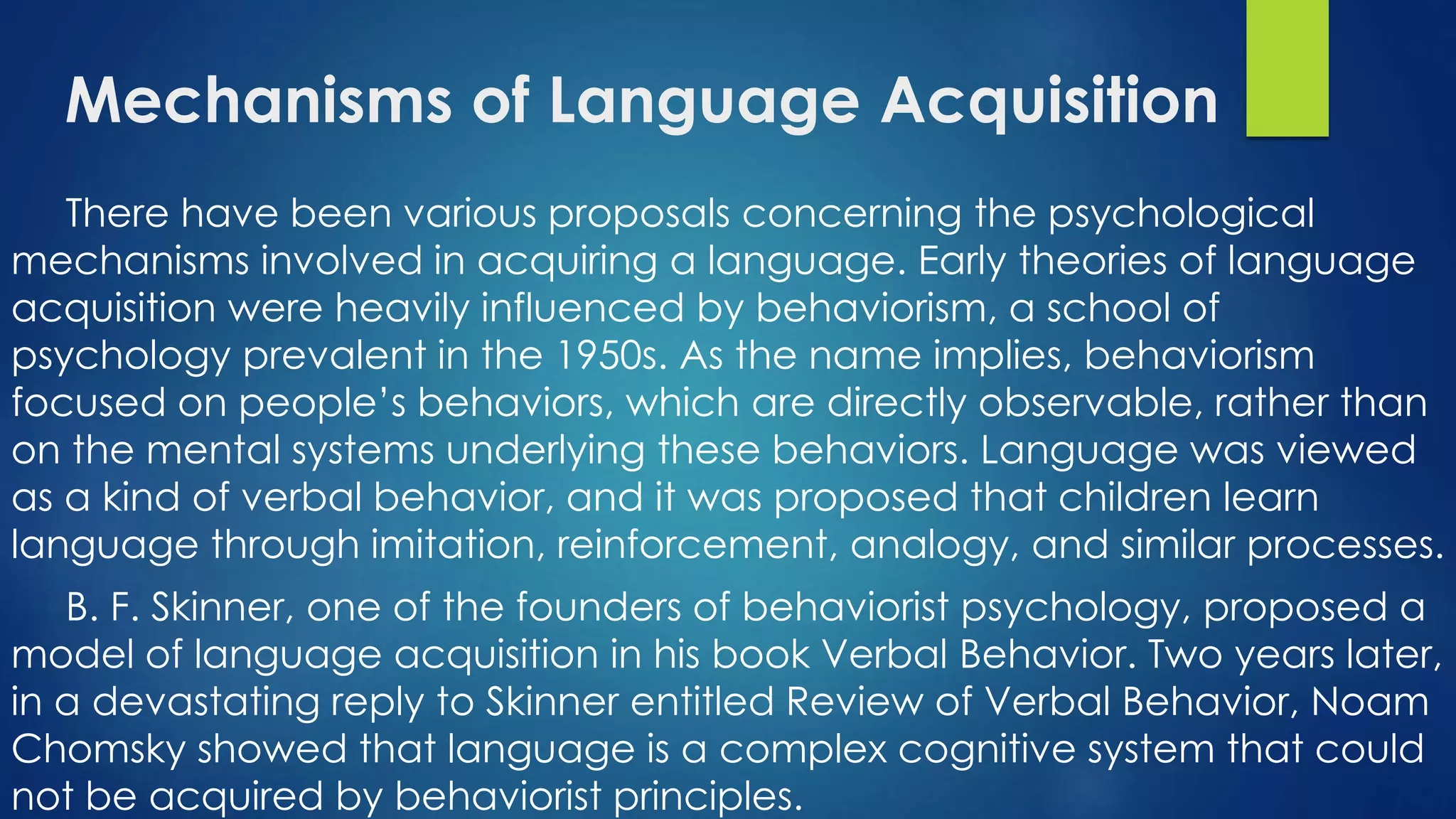 Language Acquisition | PPTX