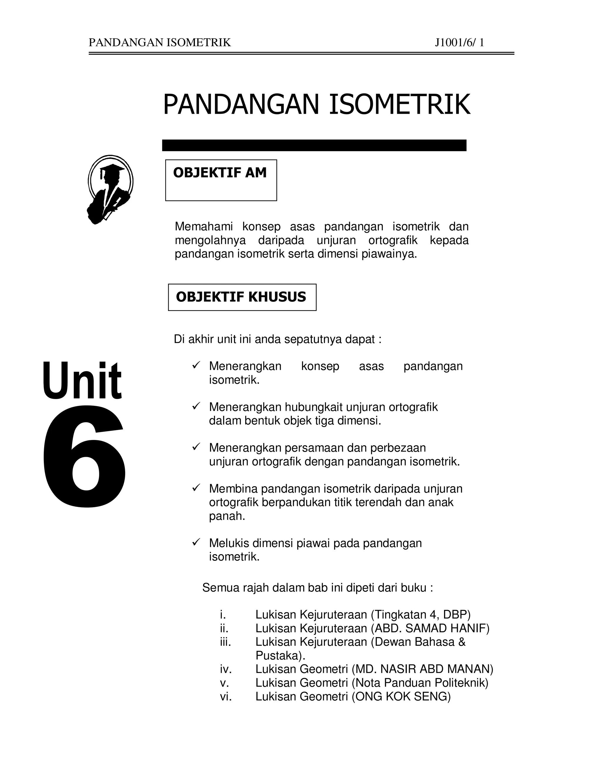 Unit 8 lukisan isometrik | PDF
