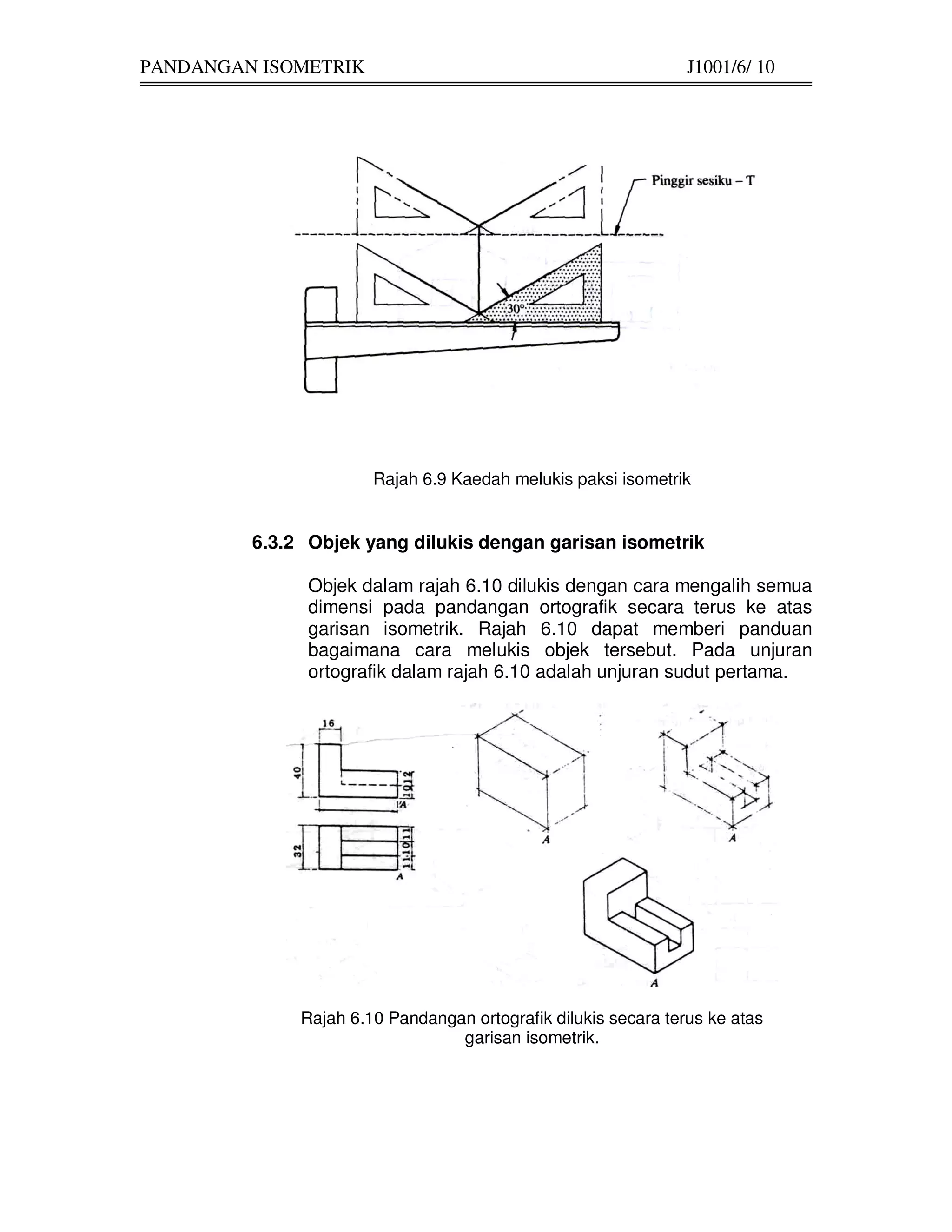 Unit 8 lukisan isometrik | PDF