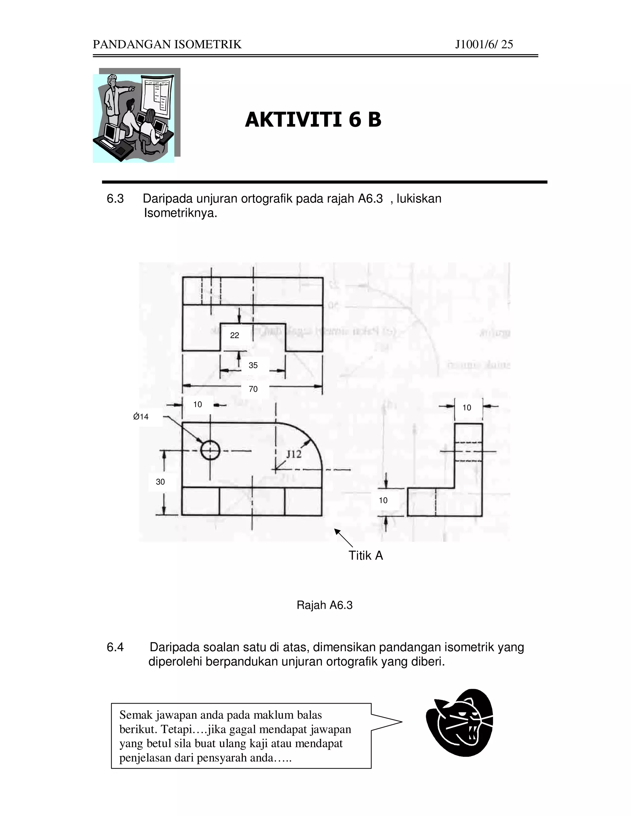 Unit 8 lukisan isometrik | PDF