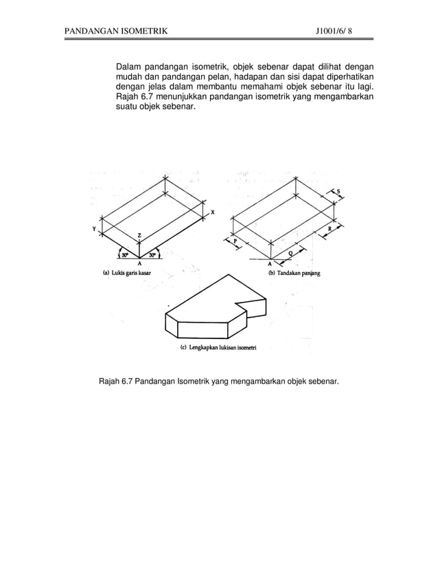 Unit 8 lukisan isometrik | PDF
